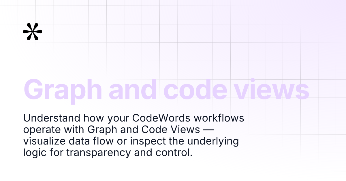 Graph and code views | CodeWords