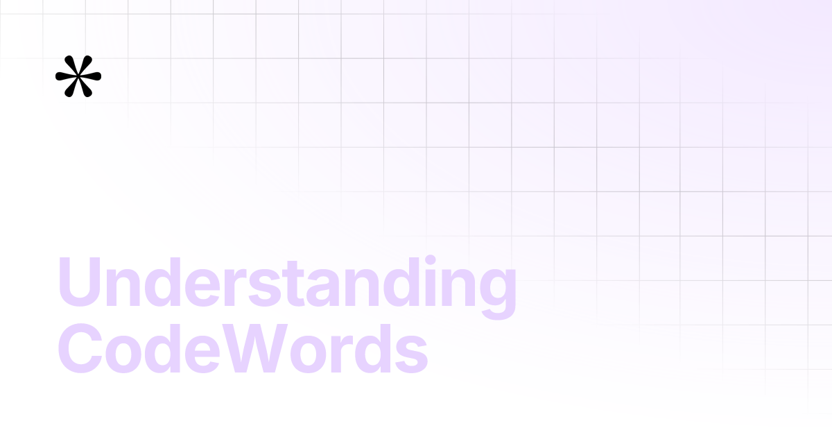 Understanding Codewords Codewords